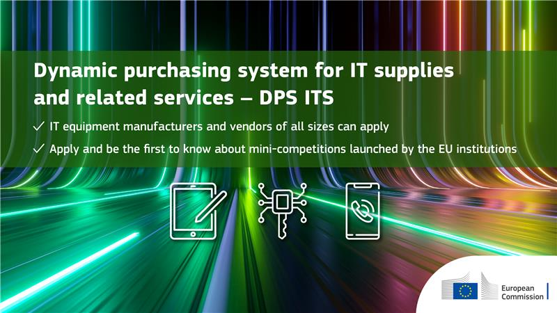 EC DIGIT: "Our Dynamic Purchasing System for IT Supplies (DP ...